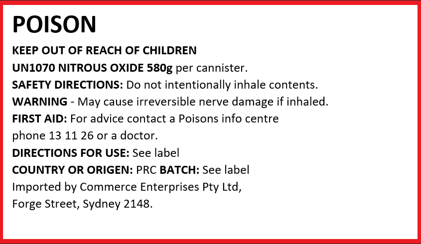 Miami Magic Infusions 615g N2O Cannister | SupremeWhip – SupremeWhip AU