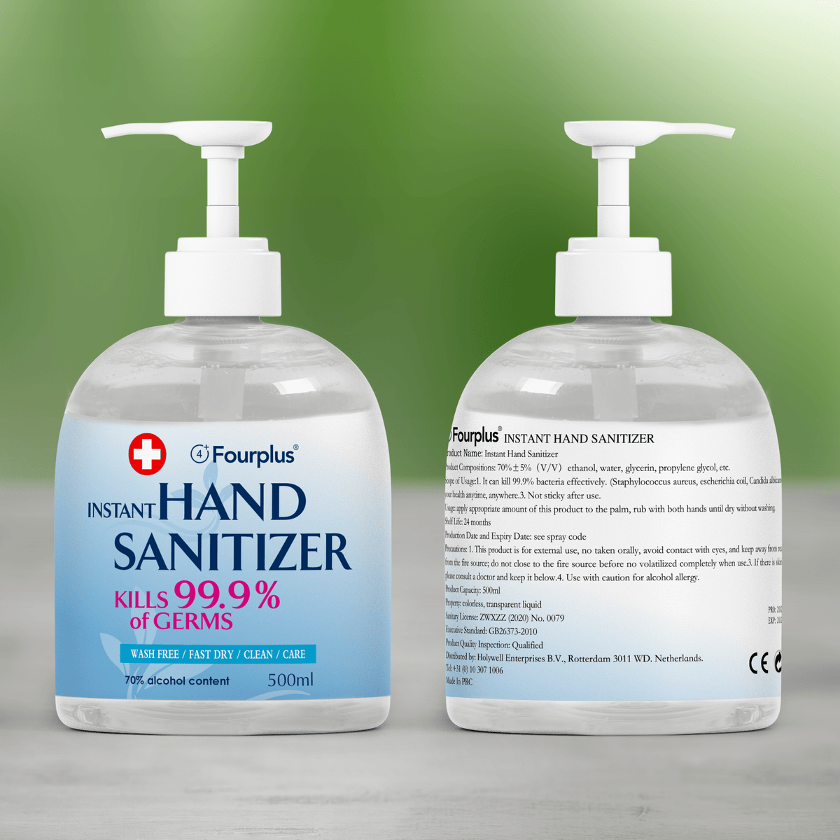 FOURPLUS Hand sanitizer 500ml Bottles – SupremeWhip AU